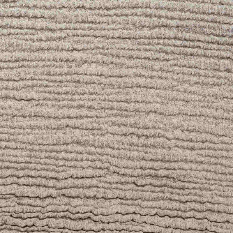 Grege cotton gauze fitted sheet